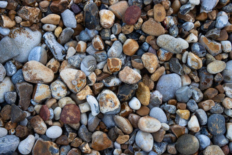 Colorful Sea Pebbles and Rocks for Natural Background Stock Image ...