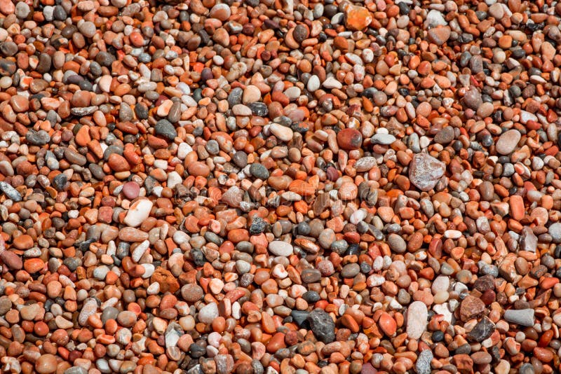 Colorful Sea Stones Background. Colorful Pebbles Texture Stock Image ...