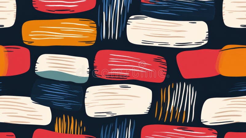 Intricate Seam Pattern, a Colorful Tapestry of Intersecting Lines and ...