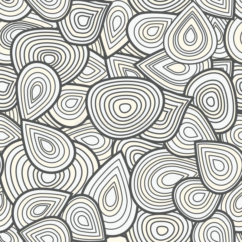 Colorful Seamless Abstract Hand-drawn Stock Vector - Illustration of ...