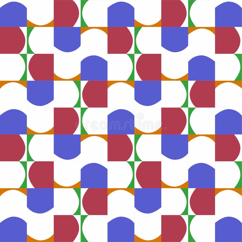 Colorful Seamless Background with Squares, Abstract, Illustrator ...