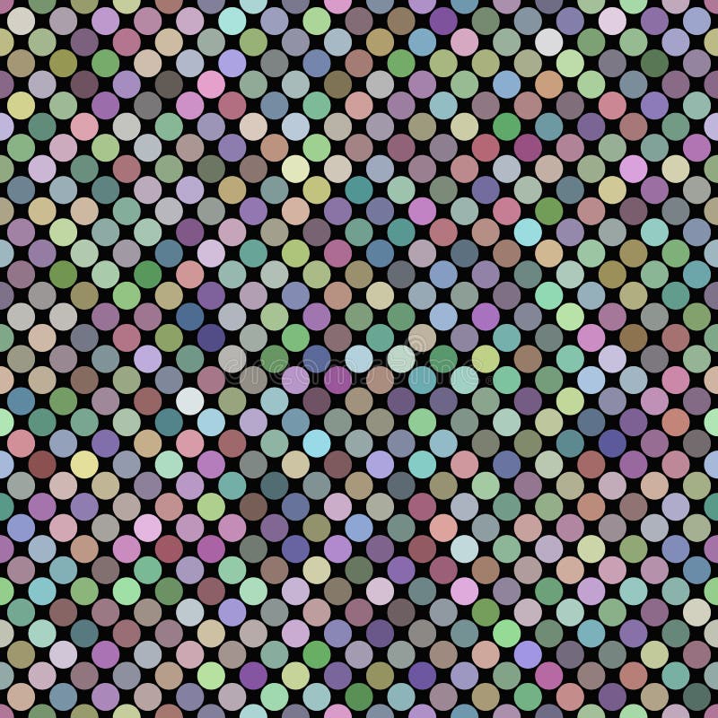 Colorful Seamless Dot Pattern Background - Vector Graphic Stock Vector ...