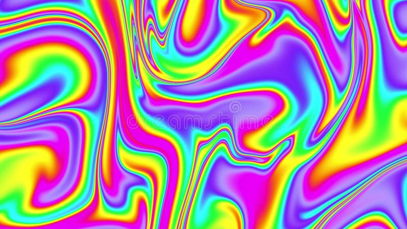 Colorful Seamless Fluid Art Abstract Background. Animation Stock Video ...