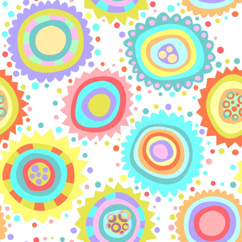 Colorful seamless pattern stock vector. Illustration of design - 25911291