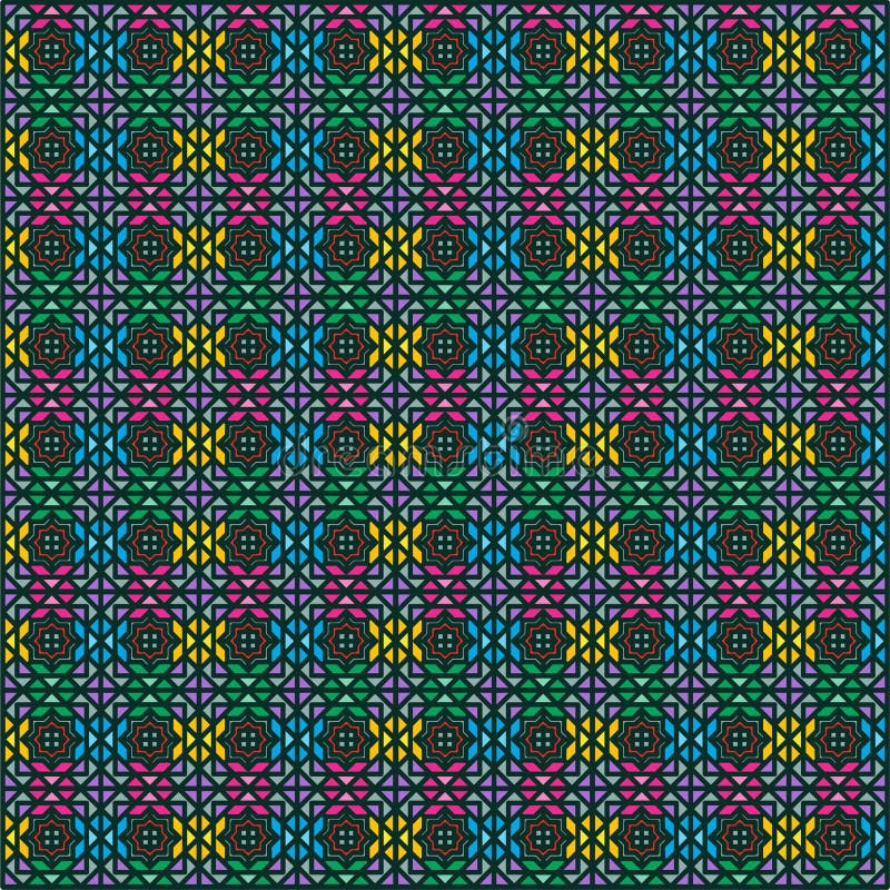 Colorful Seamless Pattern with Flowers , Abstract, Illustrator Floral ...