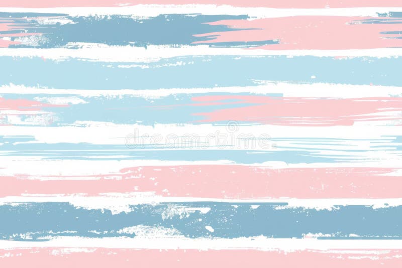 Colorful Seamless Pattern. Horizontal Brush Strokes. Grunge Stripes ...