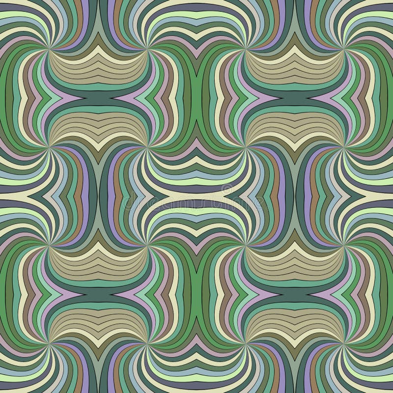 Colorful Seamless Psychedelic Abstract Spiral Ray Stripe Pattern ...