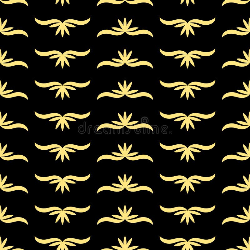 Colorful Seamless Vector of Indonesian Batik with Yellow Leaves Pattern ...