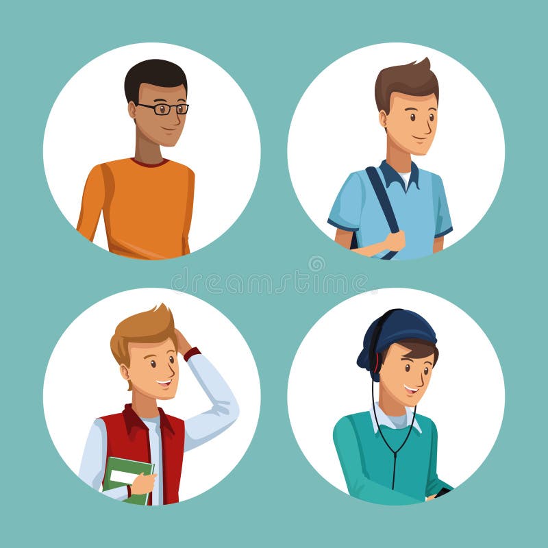 Students Half Stock Illustrations – 71 Students Half Stock ...