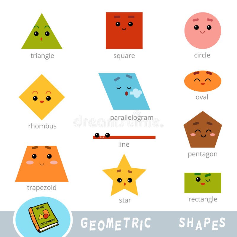 Six Different Geometric Shapes Stock Vector - Illustration of ...