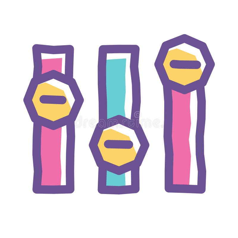 Colorful Setting Doodle Icon Stock Vector - Illustration of colorful ...