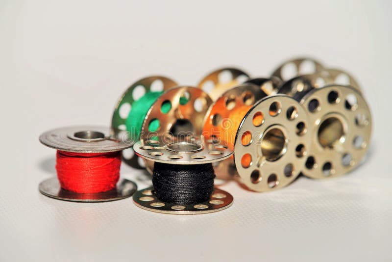 Sewing-thread rolls stock image. Image of thread, sewing - 107128175
