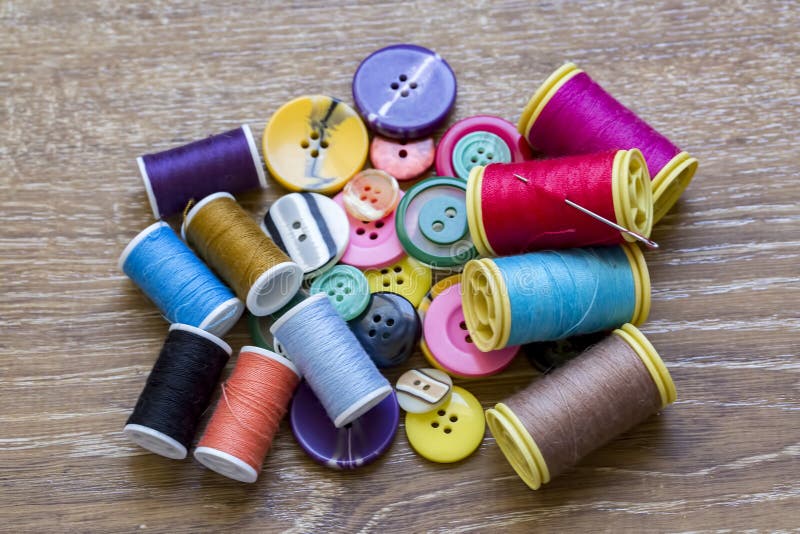 Colorful Sewing Thread/Sewing Thread Which is Arranged and Colorful ...