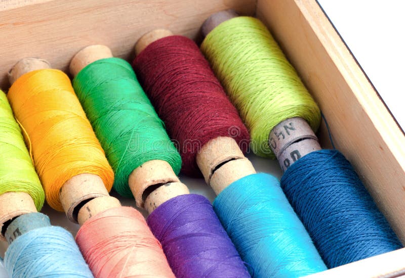 Color threads stock photo. Image of fabric, backgrounds - 21465154