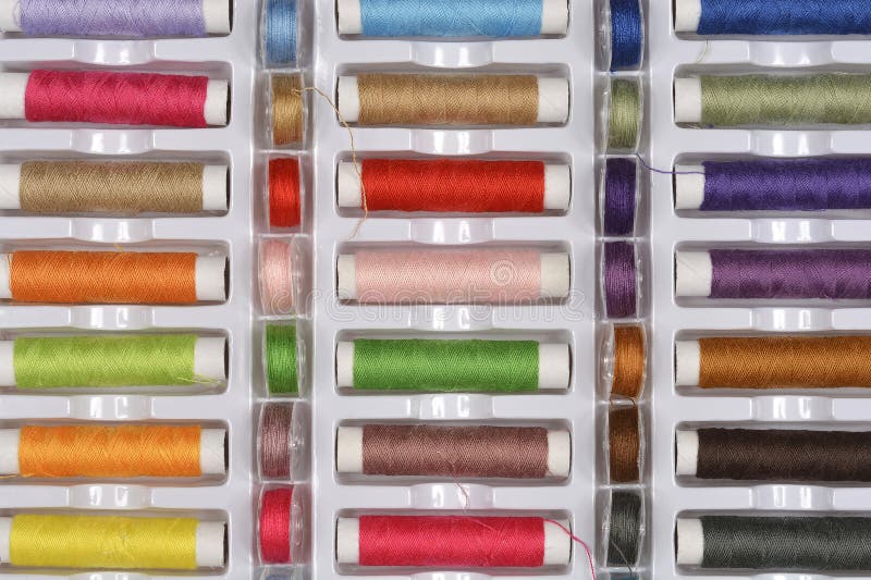 Sewing Threads, Sewing Centimeter or Measuring Tape, Isolated on White ...