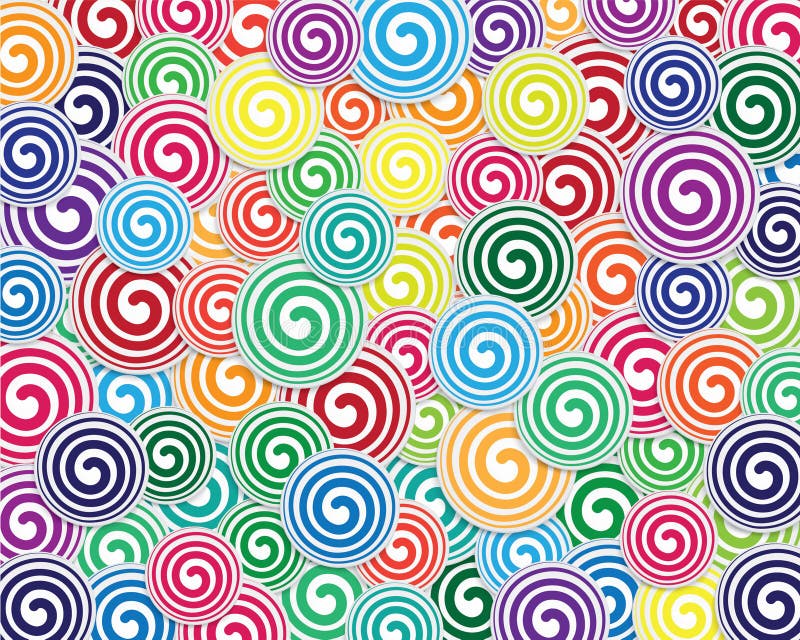 Colorful Circle Shape Pattern Abstract Background Vector Design Stock ...