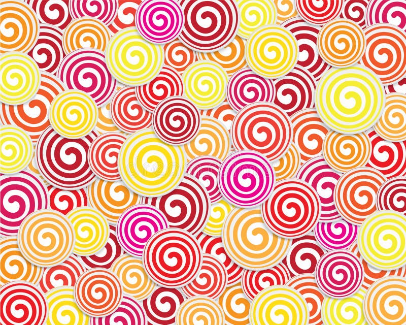 Colorful Circle Shape Pattern Abstract Background Vector Design Stock ...