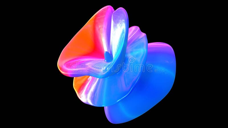 Colorful Shape on a Black Loop Animated Background Stock Footage ...