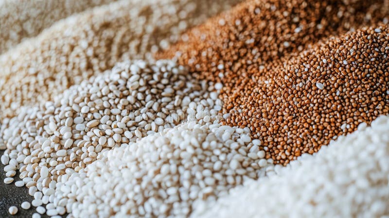 Colorful, Shaped, and Sized Grains in Close-up Stock Photo - Image of ...