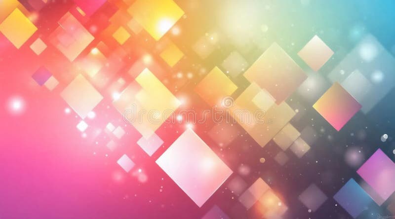 Colorful Shapes with Lights Stock Photo - Image of design, pastel ...