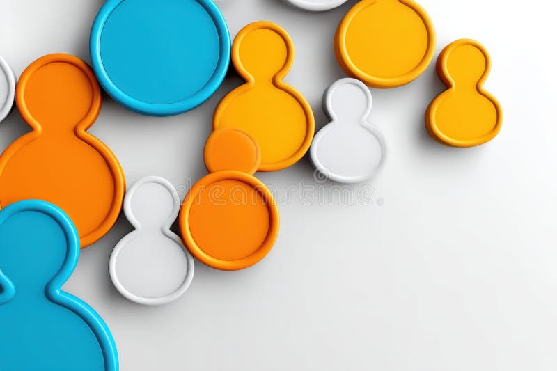 Colorful Shapes in Various Sizes Create Vibrant Composition that Can ...