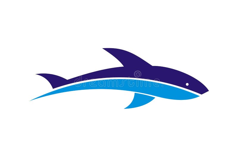 Colorful of shark stock illustration. Illustration of icon - 100194943