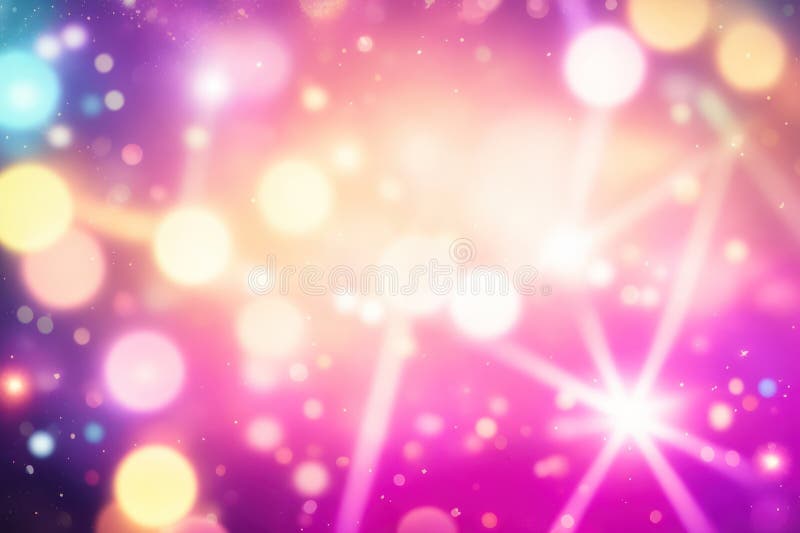 Colorful Sharp Lens Flare Lights Abstract Background. Ai Generative ...