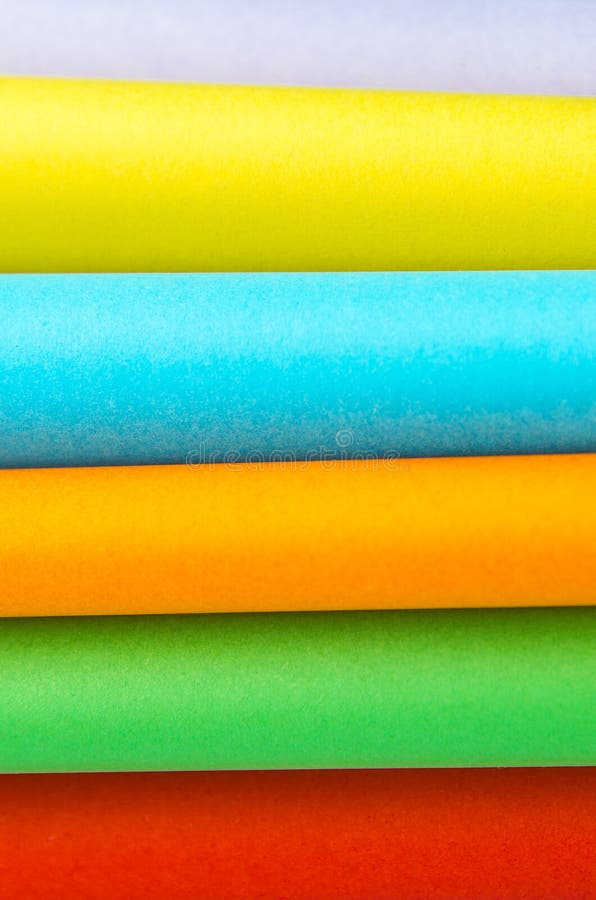 Colorful Sheets of Color Paper, Abstract Background Stock Photo - Image ...