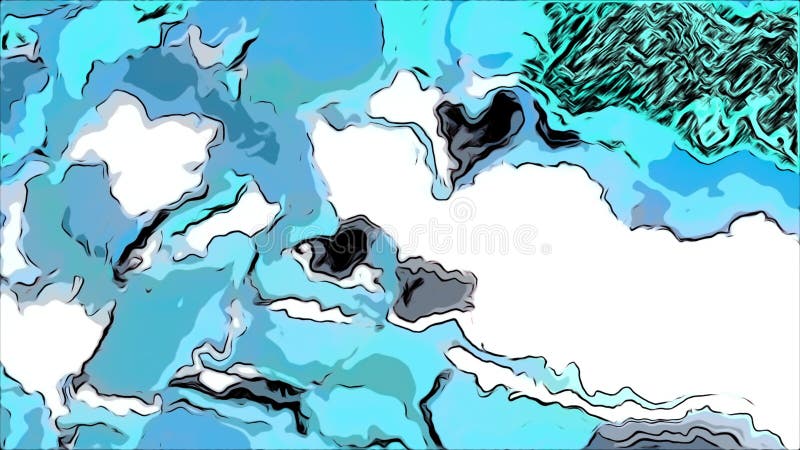 Colorful Shimmering Spots Move in Stream. Motion. Stream of Moving ...