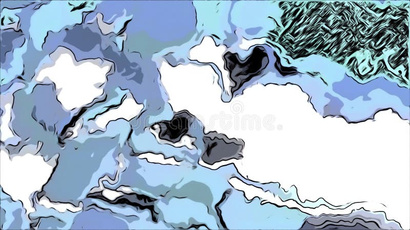 Colorful Shimmering Spots Move in Stream. Motion. Stream of Moving ...