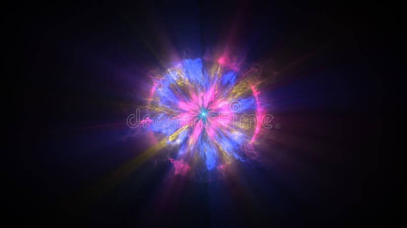 Colorful Shock Wave Consisting Particles. VFX Elements, Graphic ...