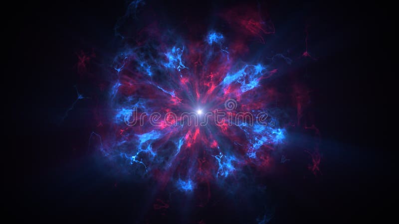 Colorful Shock Wave Consisting Particles. VFX Elements, Graphic ...