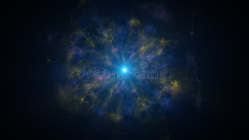 Colorful Shock Wave Consisting Particles. VFX Elements, Graphic ...