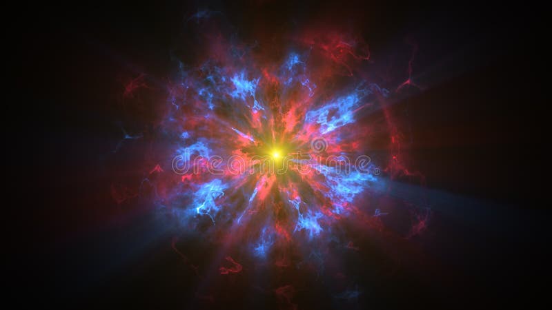 Colorful Shock Wave Consisting Particles. VFX Elements, Graphic ...