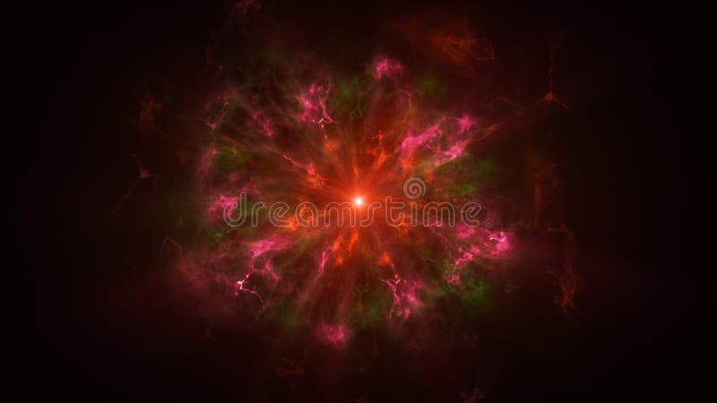 Colorful Shock Wave Consisting Particles. VFX Elements, Graphic ...