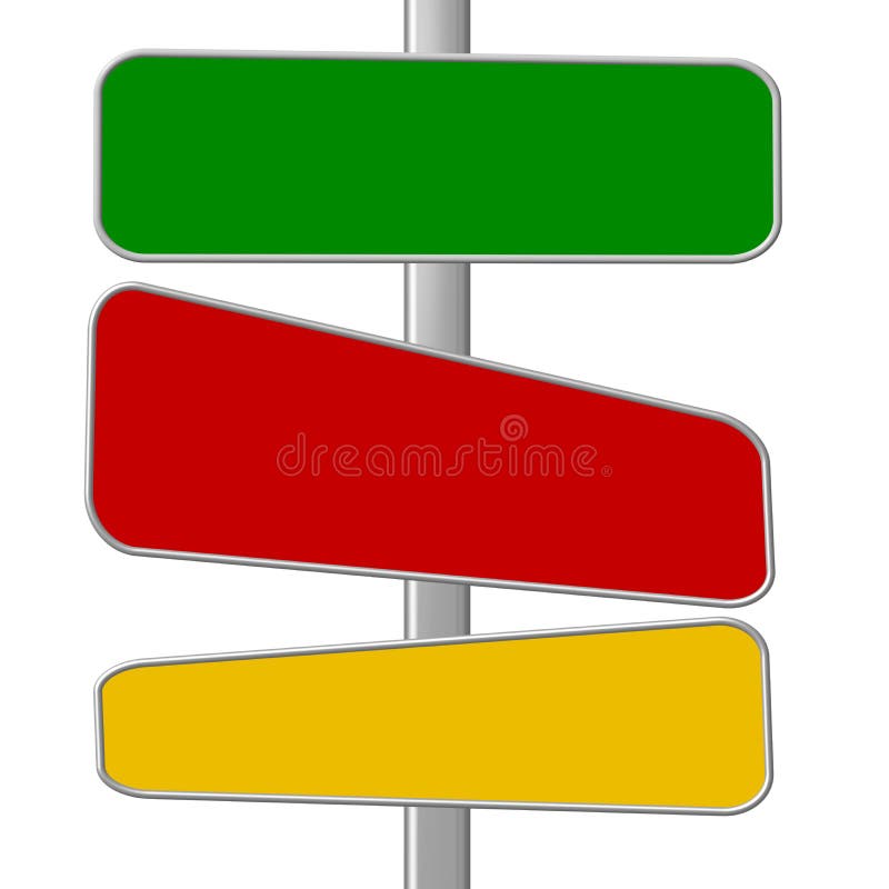 Various Signposts Stock Illustrations – 20 Various Signposts Stock ...
