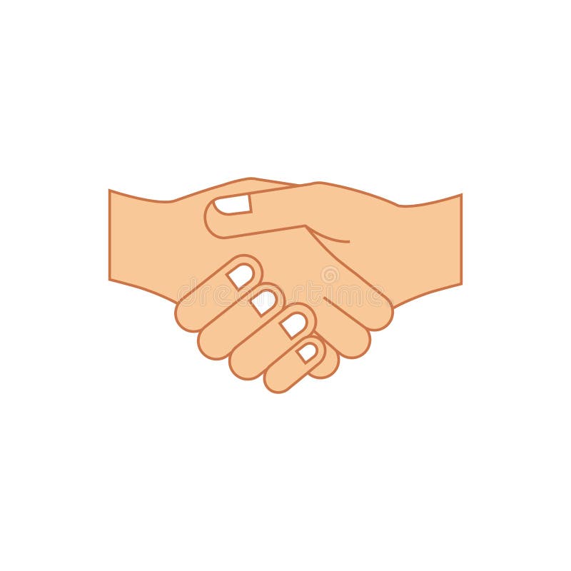 Colorful Silhouette with Greeting of Hand Stock Vector - Illustration ...