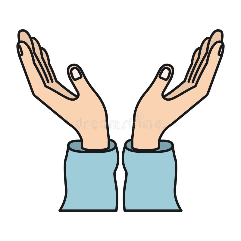 Gesture Hand Hands Side View Stock Illustrations – 349 Gesture Hand ...