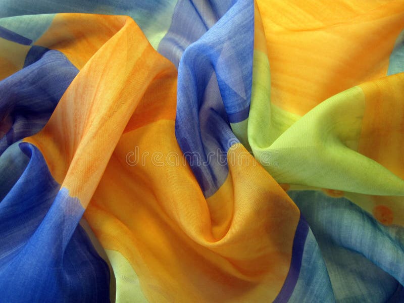 Colorful silk stock image. Image of green, beautiful - 39394751
