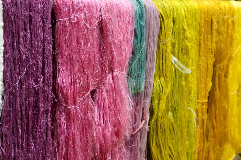 Colorful silk thread stock image. Image of fluffy, cocoon - 88553263