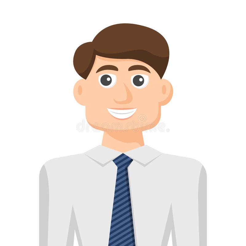 Colorful Simple Flat Vector of 0ffice Worker Stock Vector ...