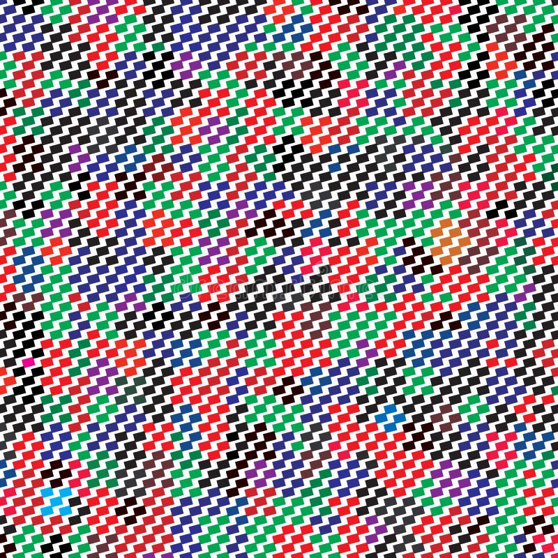 Colorful Simple Geometric Checkered Tile Grid Vector Fabric Background ...