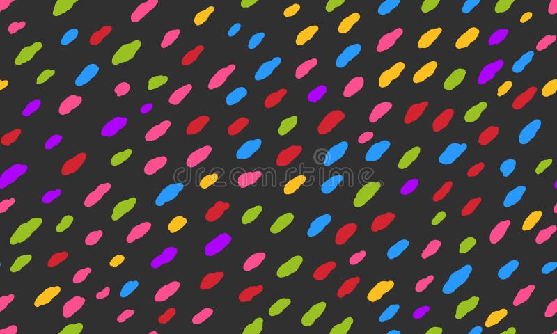 Colorful Simple Seamless Pattern with Small Black Lines. Vector ...