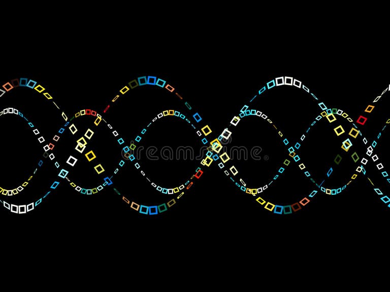 Colorful Sine Wave Pattern stock illustration. Illustration of ...