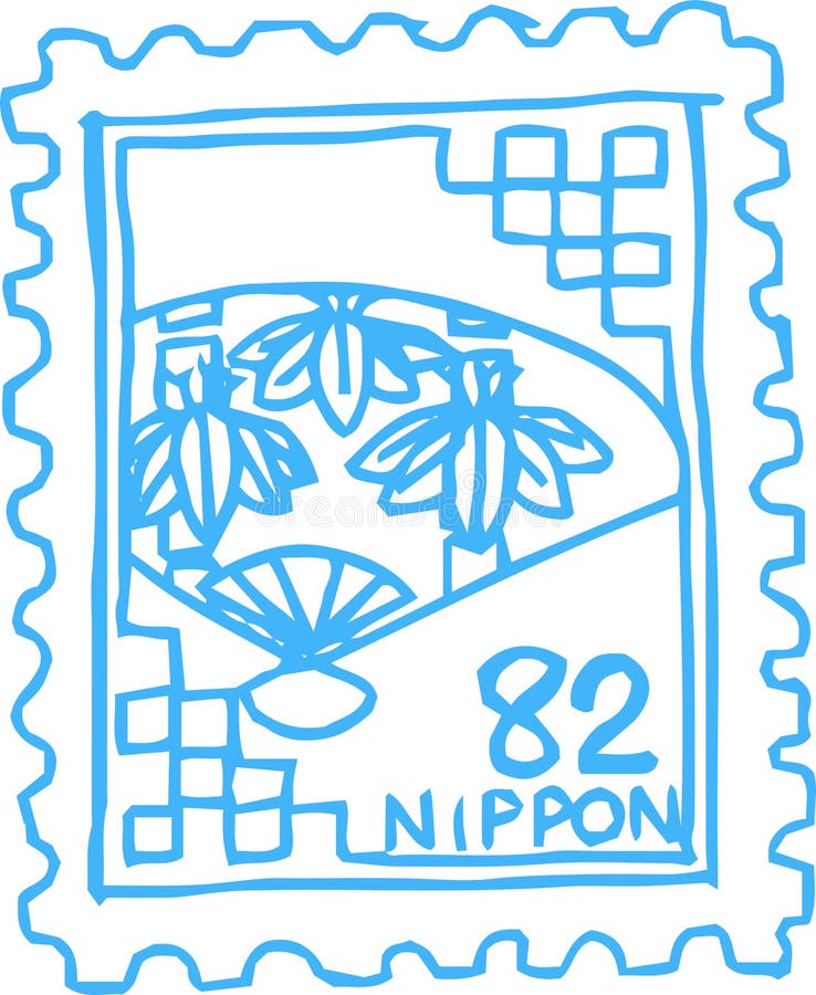 Japanese Stamps Stock Illustrations – 416 Japanese Stamps Stock ...