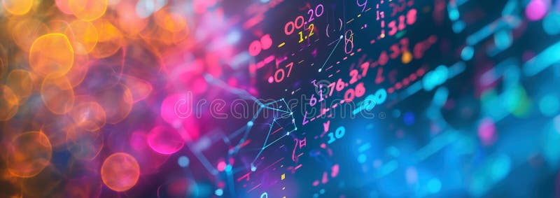 Math Formula Banner. Science Backgrounds Concept Stock Illustration ...