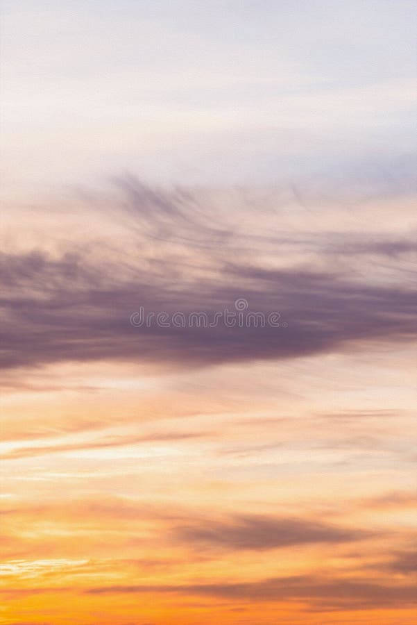 Colorful Sky, Beautiful Clouds. Abstraction in the Form of Sky Clouds ...