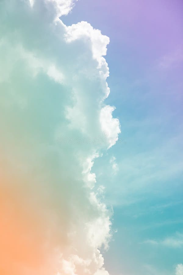 Colorful Sky and Clouds. & X28;heaven Stock Image - Image of heaven ...