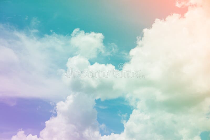 Colorful Sky and Clouds. & X28;heaven Stock Photo - Image of heaven ...