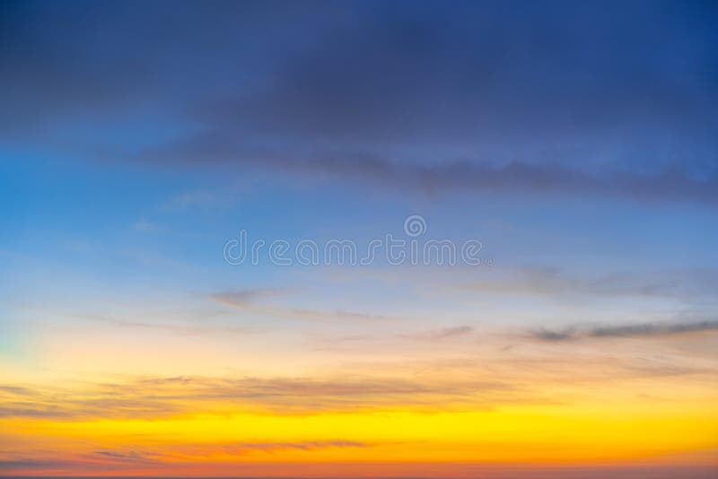 Colorful Sky in Twilight Time Background Stock Photo - Image of morning ...